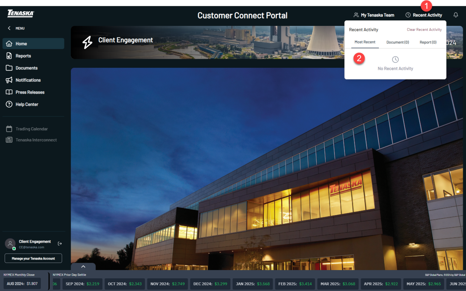 Tenaska Customer Connect Portal - Tenaska