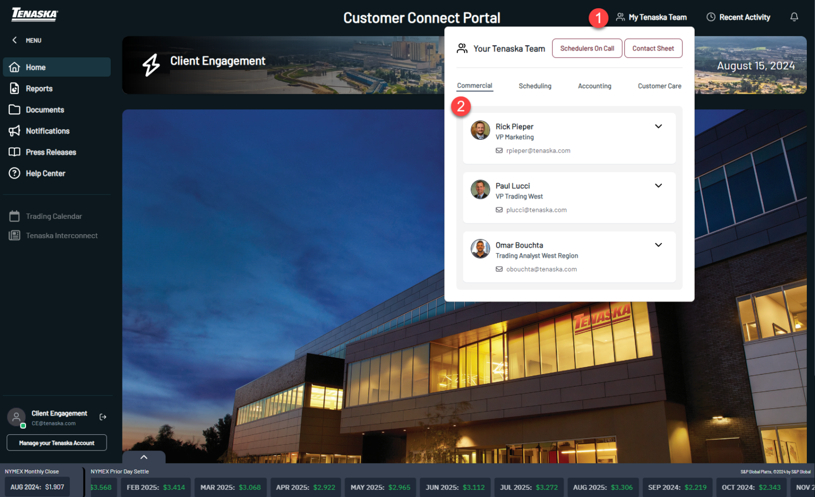 Tenaska Customer Connect Portal - Tenaska